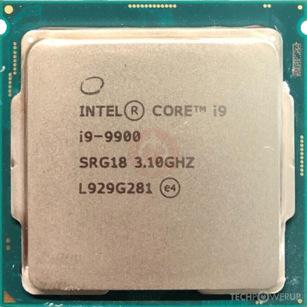 Intel Core I9 9900 Specs TechPowerUp CPU Database