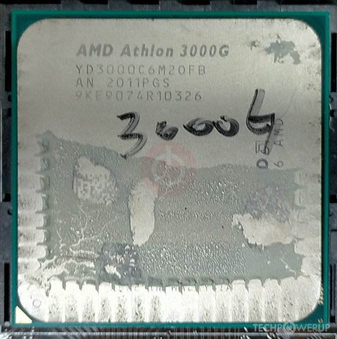 AMD Athlon 3000G (FB) Specs | TechPowerUp CPU Database