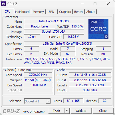 CPU-Z 2.20.2 Download | TechPowerUp