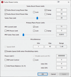 Help Tweaking 8550u In ThrottleStop | TechPowerUp Forums