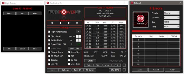 TS bench errors | TechPowerUp Forums