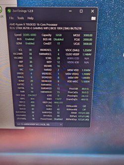 GSkill DDR5 6000MHZ CL 30-38-38-38 - 96 2x16 Hynix A die getting lower ...