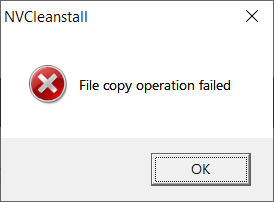 File copy operation failed (error message) | TechPowerUp Forums
