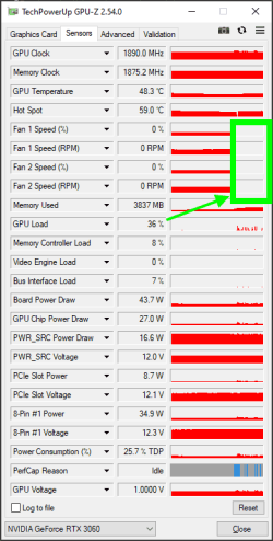 GPU-Z 2.54.0 doesn't always show the Fan's Speed and RPM values despite being under above ...