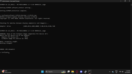 nvflash failed: error:gpu mismatch | TechPowerUp Forums