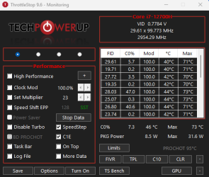 Undervolting i7-12700h or somehow reducing it's temps | TechPowerUp Forums