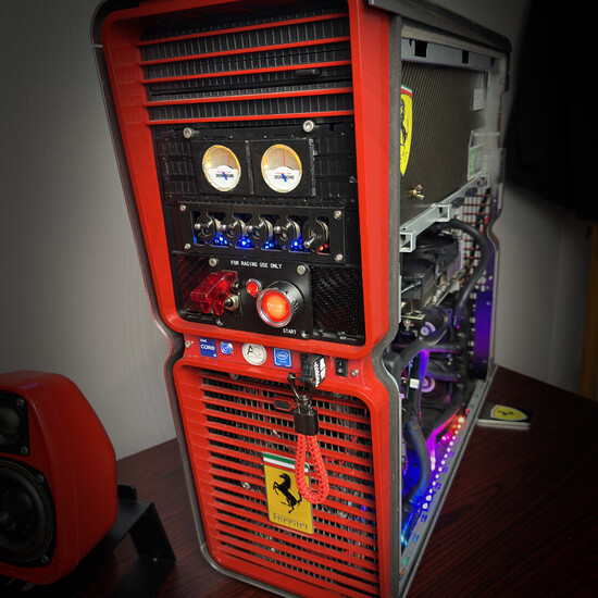 Ferrari F512tr gaming pc | TechPowerUp Case Modding Gallery
