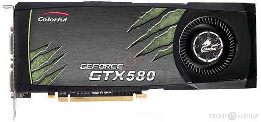 Colorful GTX 580 OC Specs | TechPowerUp GPU Database