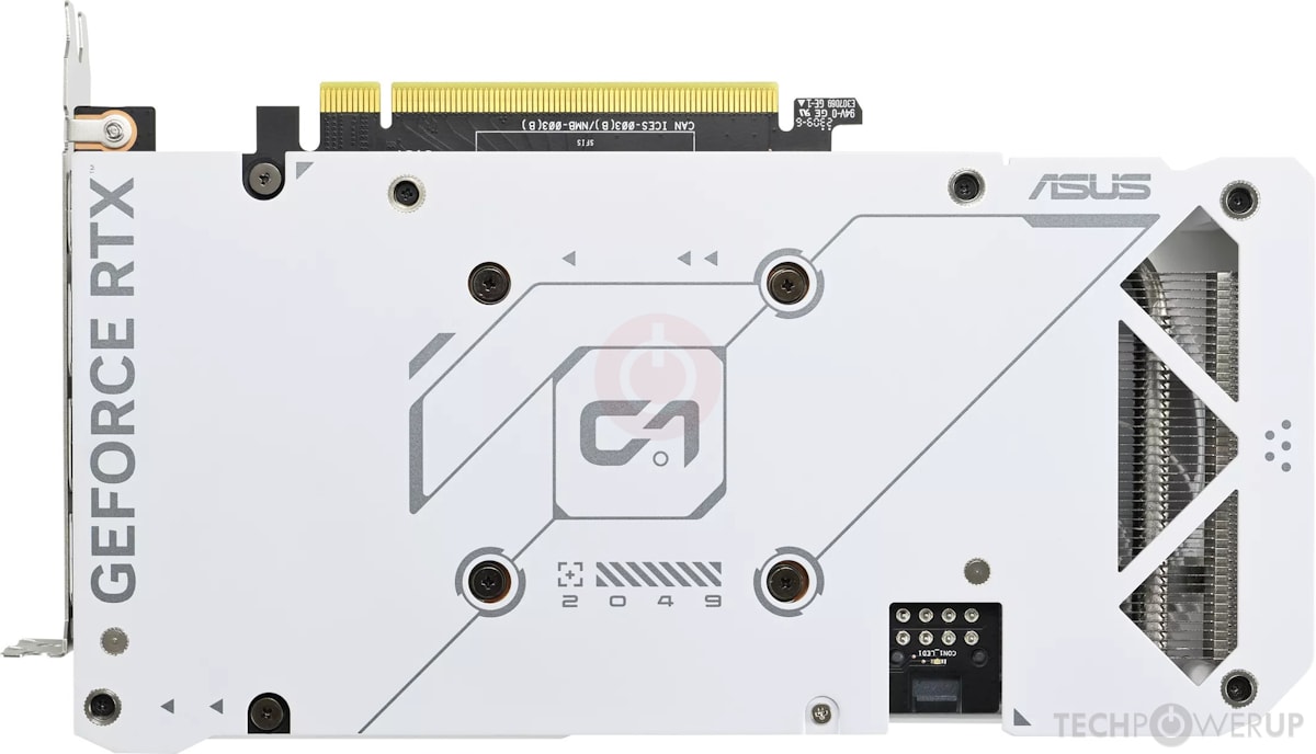 ASUS DUAL RTX 4060 Ti WHITE Specs | TechPowerUp GPU Database