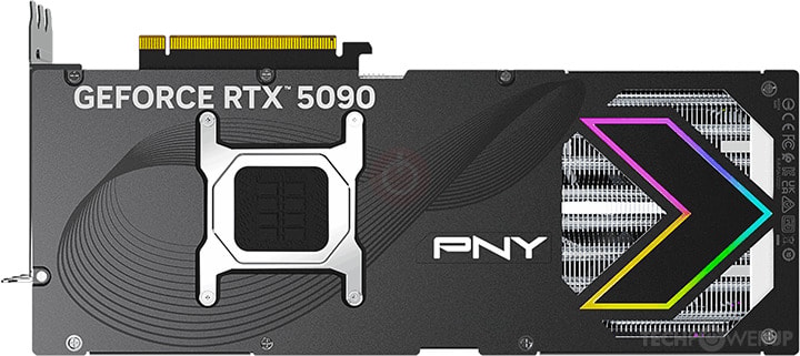 PNY RTX 5090 ARGB EPIC-X Overclocked Triple Fan Specs | TechPowerUp GPU ...