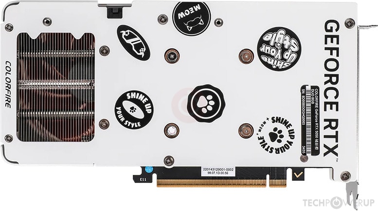 Colorfire RTX 5050 Orange DUO Specs | TechPowerUp GPU Database