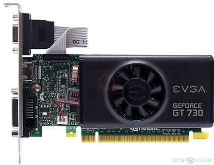 EVGA GT 730 Low Profile 2 GB Specs | TechPowerUp GPU Database