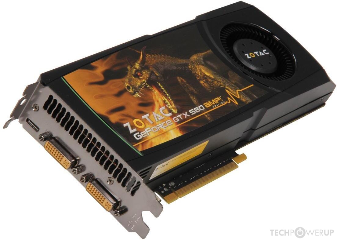 ZOTAC GTX 580 AMP! Edition Specs | TechPowerUp GPU Database