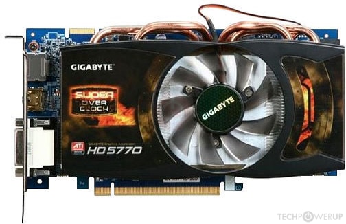 GIGABYTE HD 5770 SOC Specs | TechPowerUp GPU Database