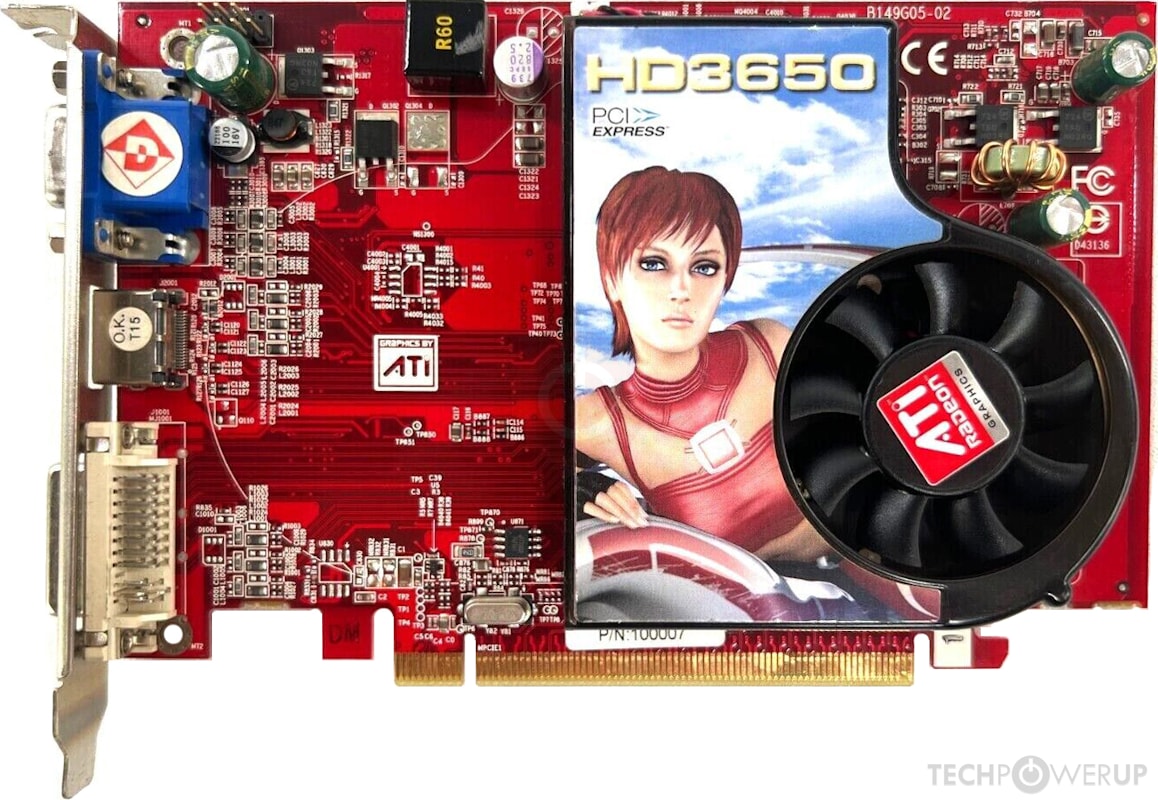 Diamond HD 3650 1 GB Specs | TechPowerUp GPU Database
