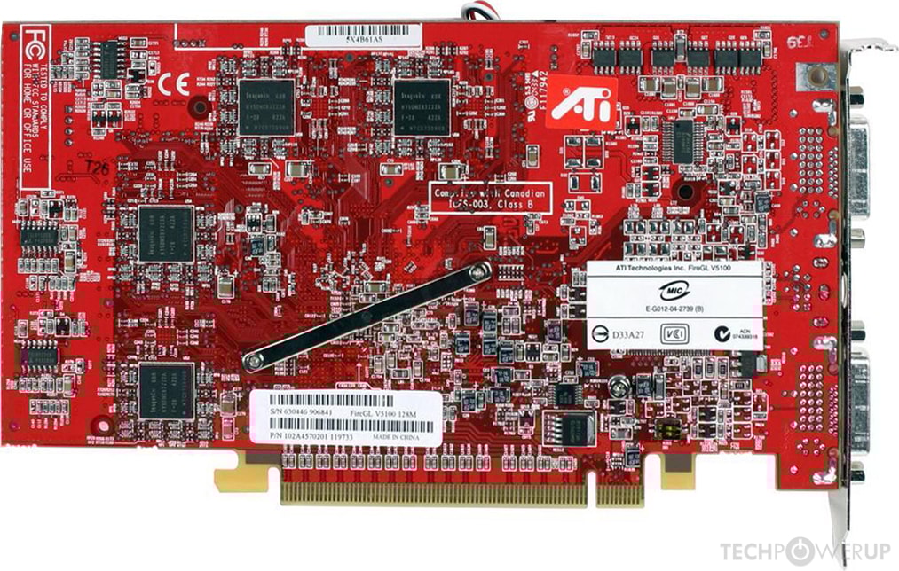 ATI FireGL V5100 Specs | TechPowerUp GPU Database