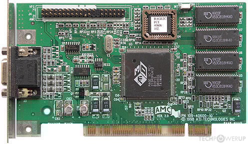 ATI 3D Rage IIC PCI Specs | TechPowerUp GPU Database