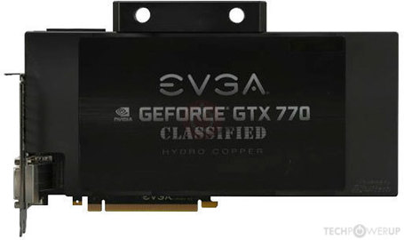 EVGA GTX 770 Dual Classified Hydro Copper Specs | TechPowerUp GPU Database