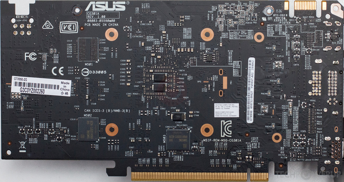 ASUS GTX 950 Specs | TechPowerUp GPU Database