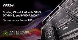 MSI Highlights ORv3, DC-MHS, and MGX Solutions at 2025 OCP Global ...