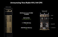 NVIDIA Unveils "Rubin CPX" GPU: Single-Die, 30 PetaFLOPS, and 128 GB of GDDR7 Memory | TechPowerUp