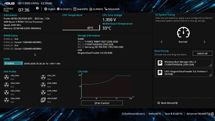 ASUS ProArt X870E-Creator Wi-Fi Review - BIOS Overview | TechPowerUp