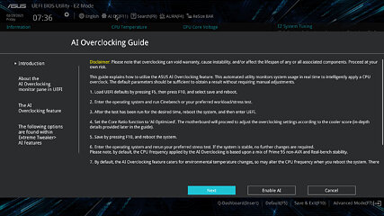 ASUS ProArt X870E-Creator Wi-Fi Review - BIOS Overview | TechPowerUp
