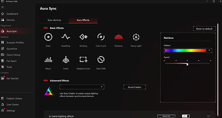 ASUS ROG Strix X870-I Gaming WiFi Review - Board Software | TechPowerUp