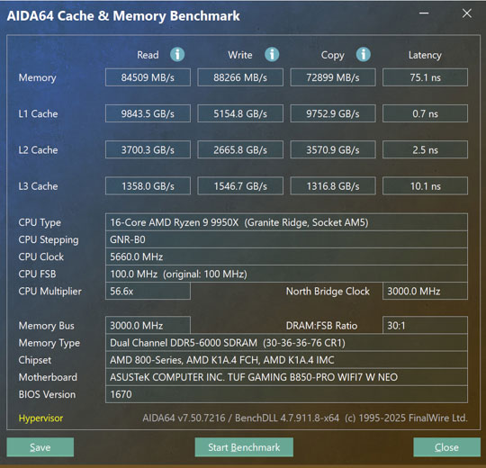 ASUS TUF Gaming B850-Pro Wi-Fi7 W Neo Review - Performance | TechPowerUp