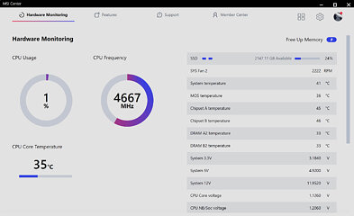 MSI MAG X870E Tomahawk Wi-Fi Review - Board Software | TechPowerUp