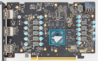 PowerColor Radeon RX 9060 XT Reaper 8 GB Review - Circuit Board ...