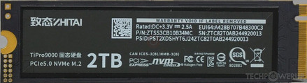 Zhitai TiPro9000 2 TB Specs | TechPowerUp SSD Database