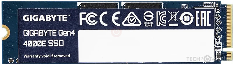 Gigabyte Gen4 4000E 1 TB Specs | TechPowerUp SSD Database